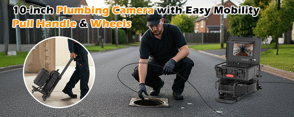 Plumbing Camera for Easy Mobility – Sanyipace S510DSRKM - Sanyipace Sewer Camera