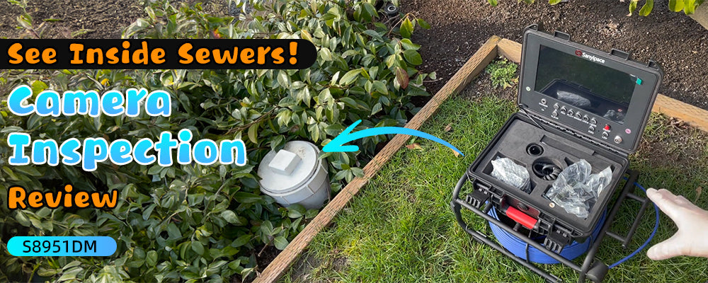 Plumbing Camera Review: Sanyipace S8951DM - Sanyipace Sewer Camera