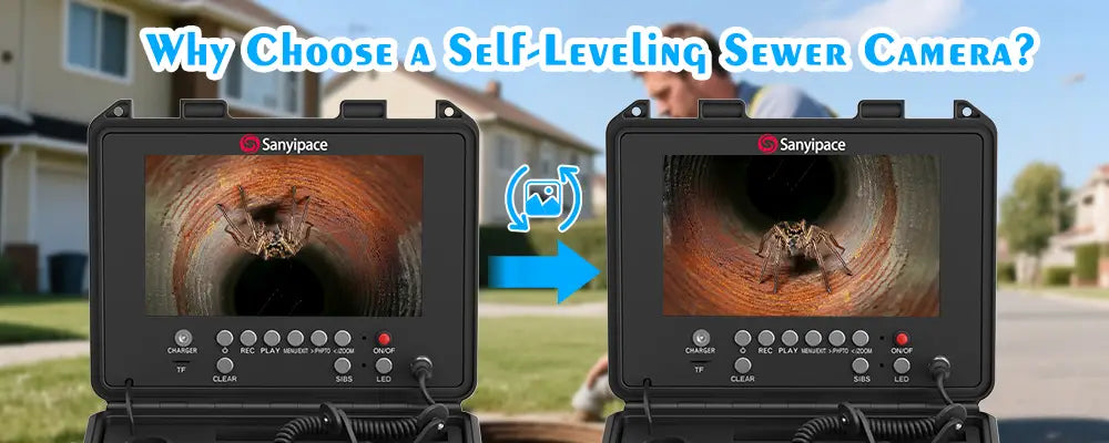 Why Choose a Self-Leveling Sewer Camera? - Sanyipace Sewer Camera